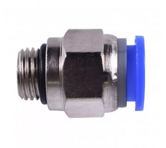 Reta Macho tubo 6mm x 1/2"